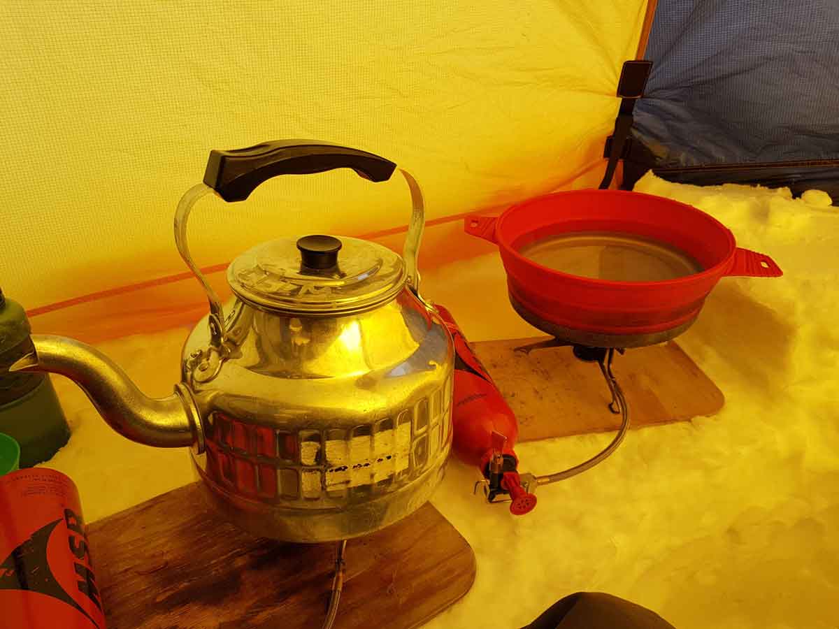 Snowdrift and -25°C | ArcticHiking.gl